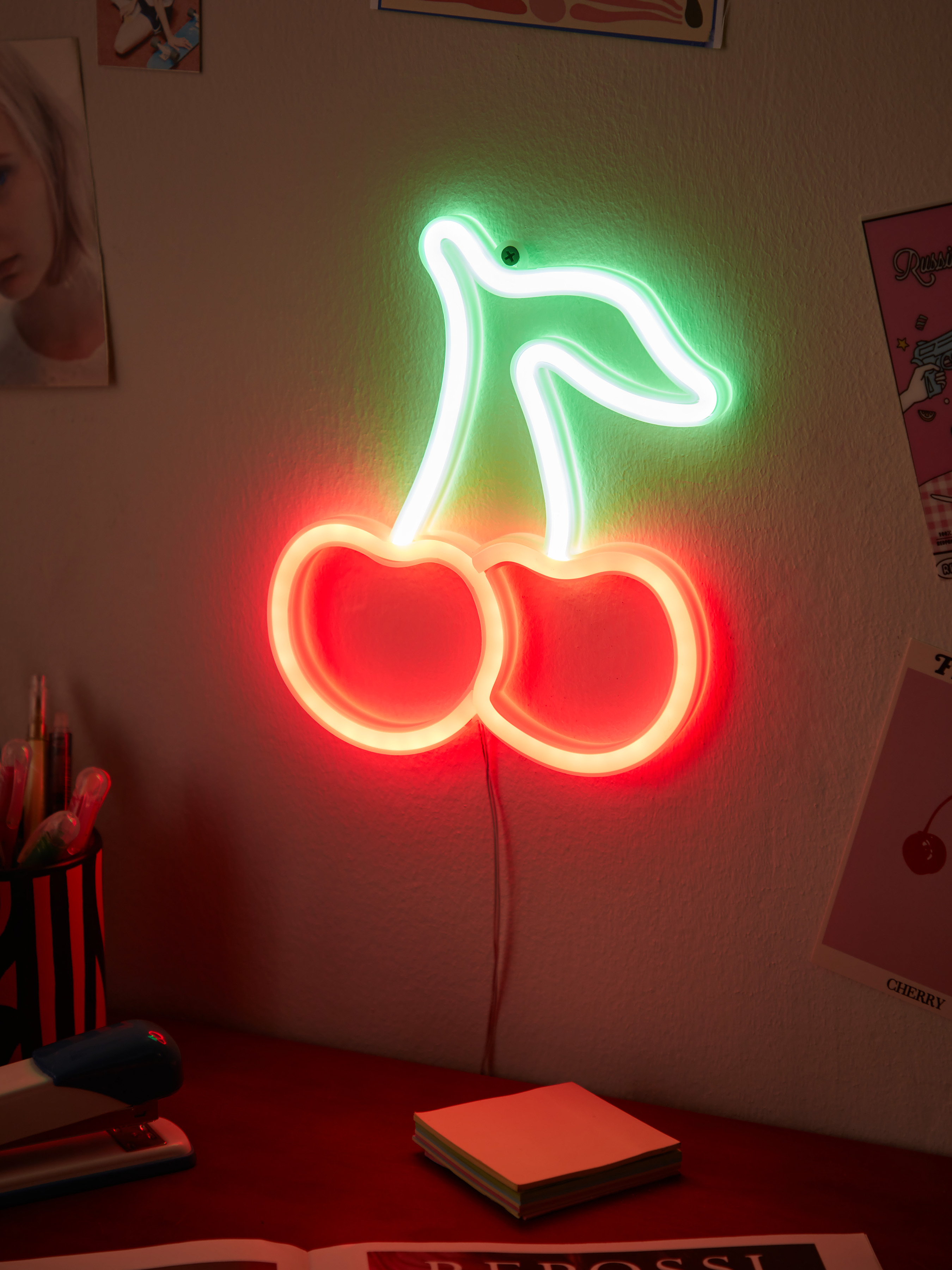 Cherry-Shaped Neon Light - Cider