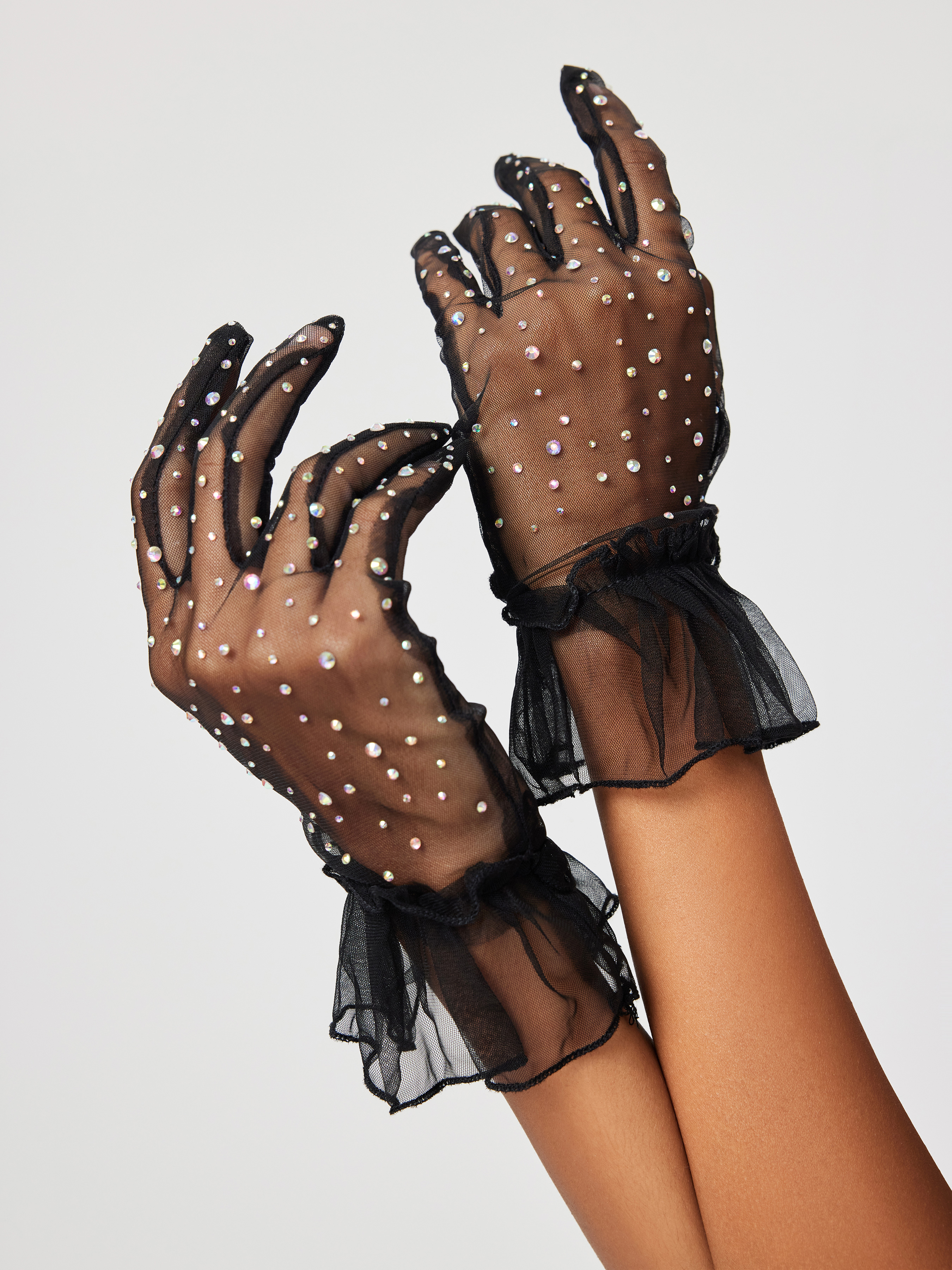 Gants en Dentelle Strass