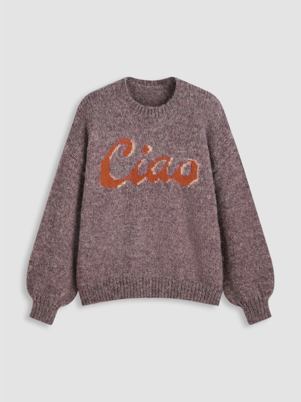 CIAO Round Neckline Sweater For School Daily Casual