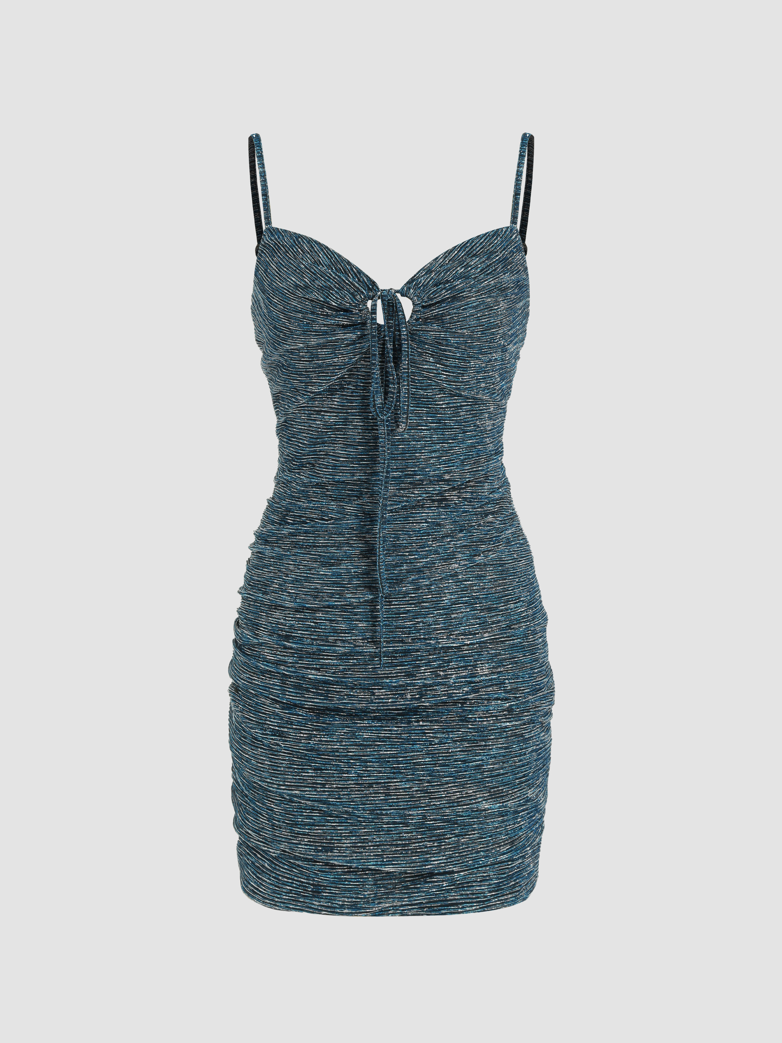 Sun Dresses Graduation Dress Grad Dresses Metallic Metallic Ruched Lace ...