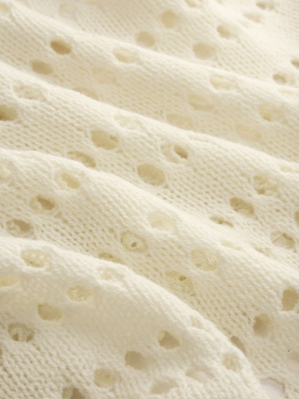 Round Neck Knotted Knitted Cardigan - Cider