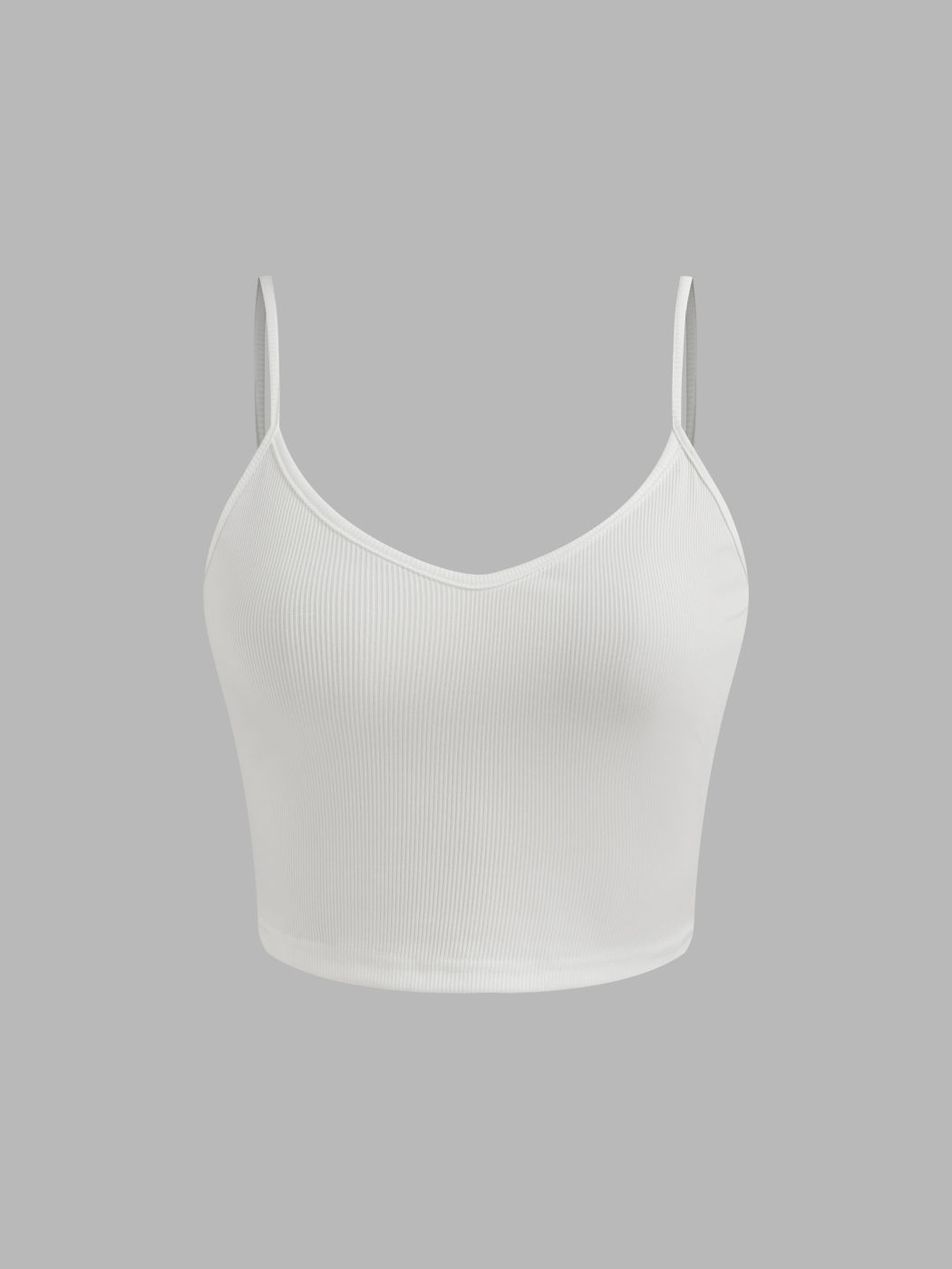 Solid Crop Cami Top & Floral Twist Split Maxi Skirt For Vacation