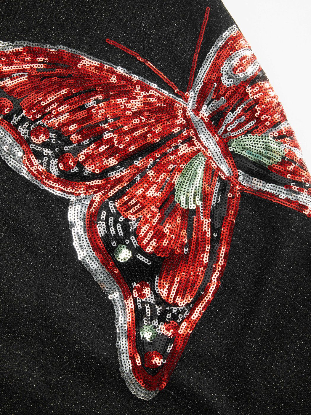 Sequin Butterfly Square Neck Split Mini Dress Curve & Plus For Date ...