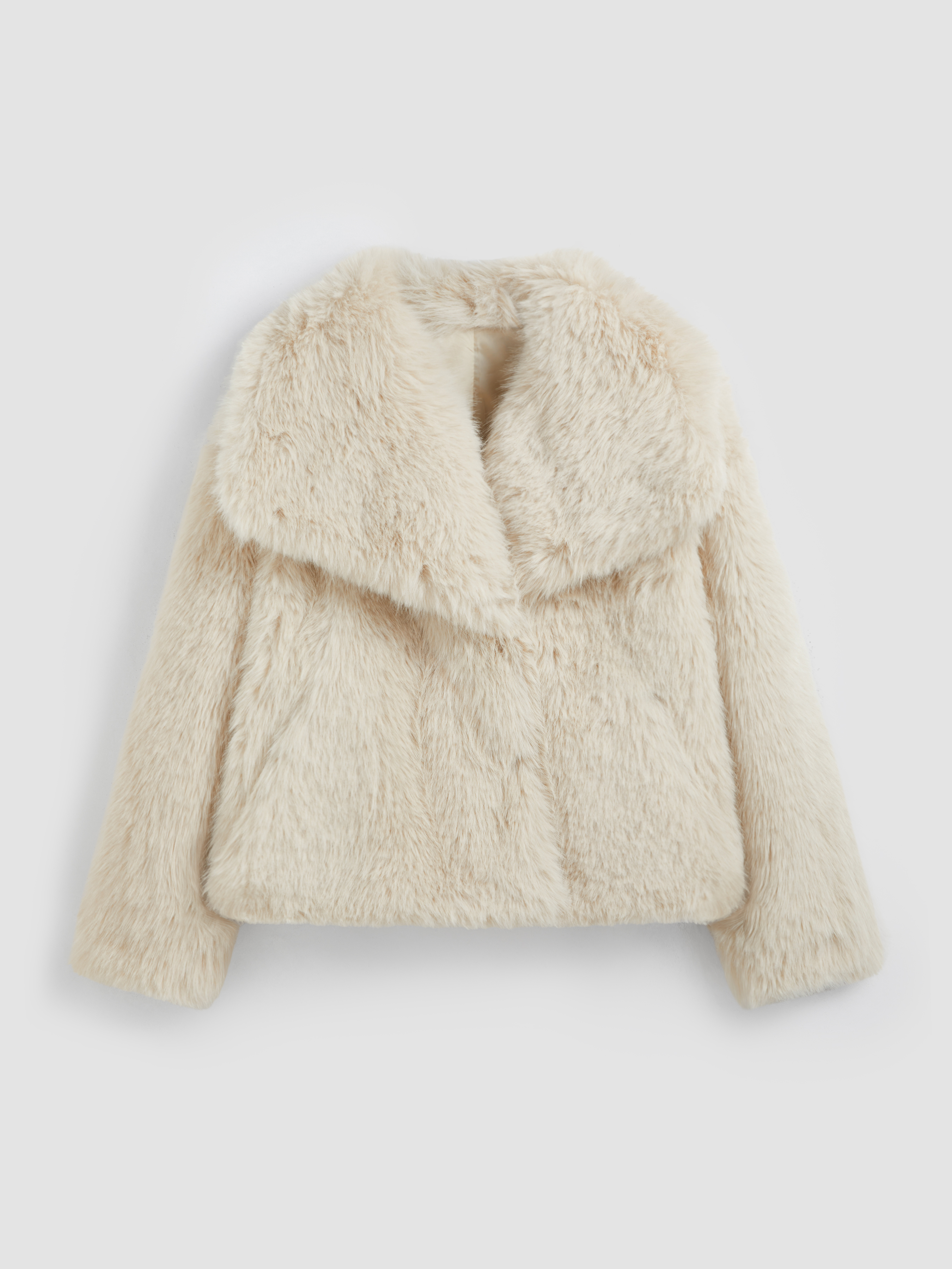 Fake fur collar store