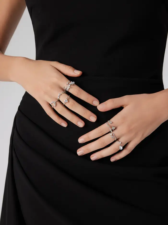 rhinestone decor ring