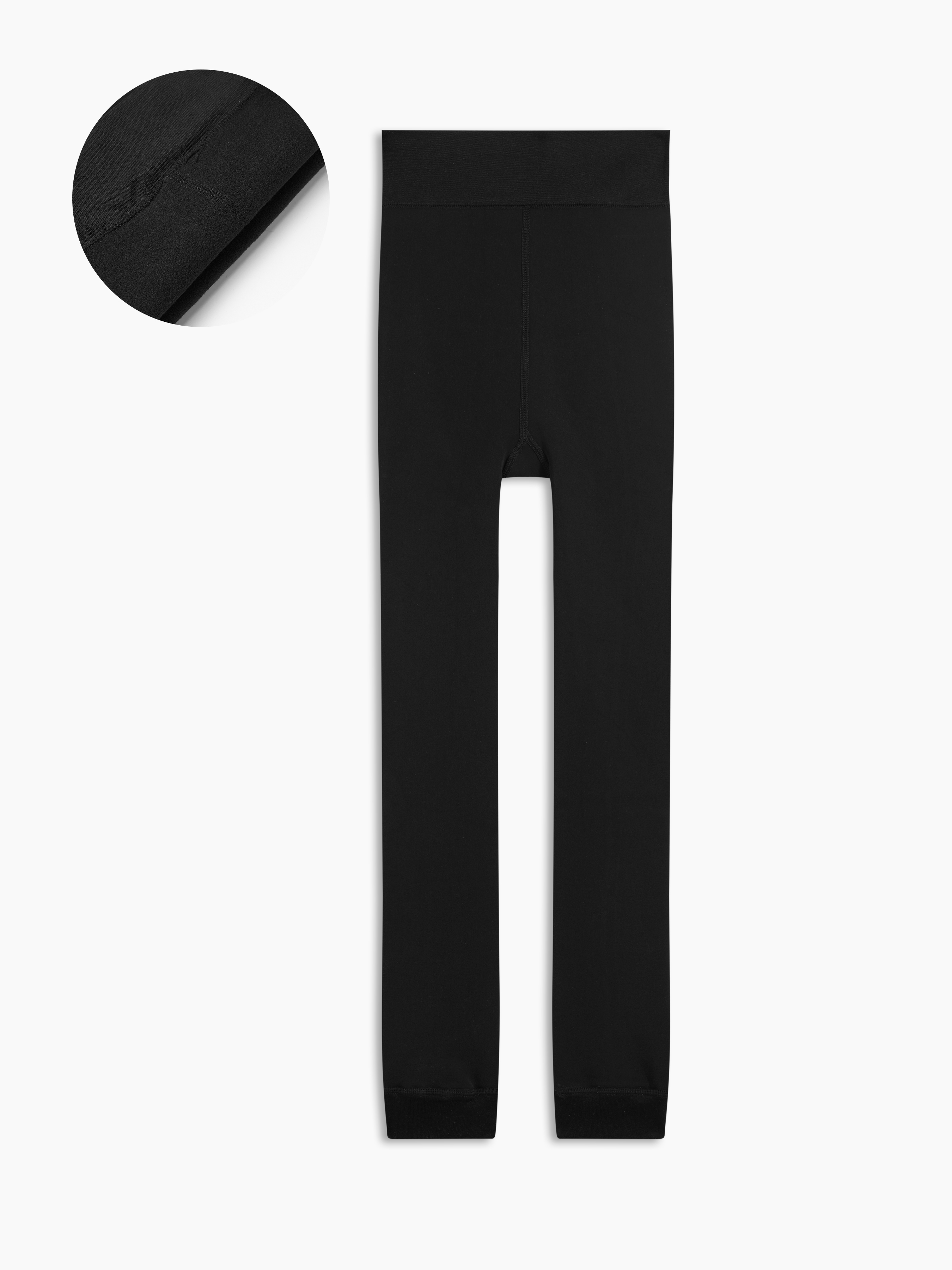 Fabric SOLID THERMAL TIGHTS For Daily Casual