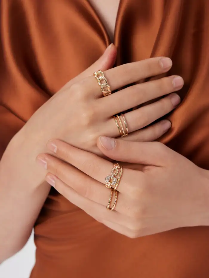 rhinestone decor ring