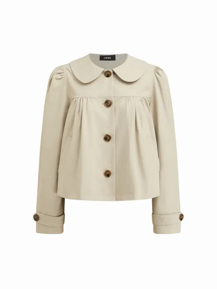 peter pan collar jacket